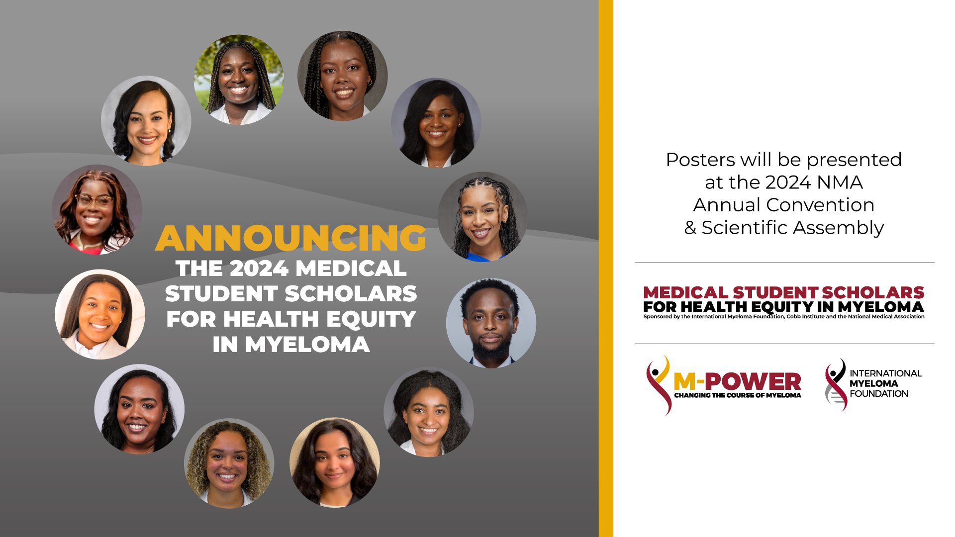 IMF Announces 2024 Med Student Scholars for Health Equity | Int'l ...