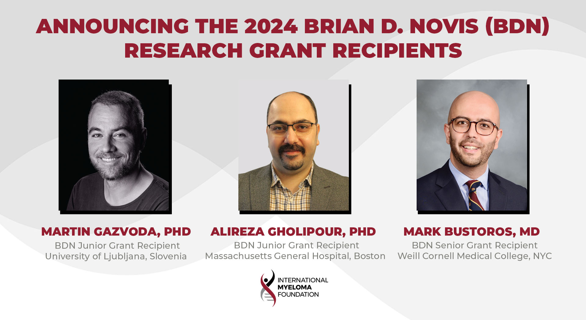 2024 Brian D.Novis Research Grant Awards Dinner | Int'l Myeloma Fndtn