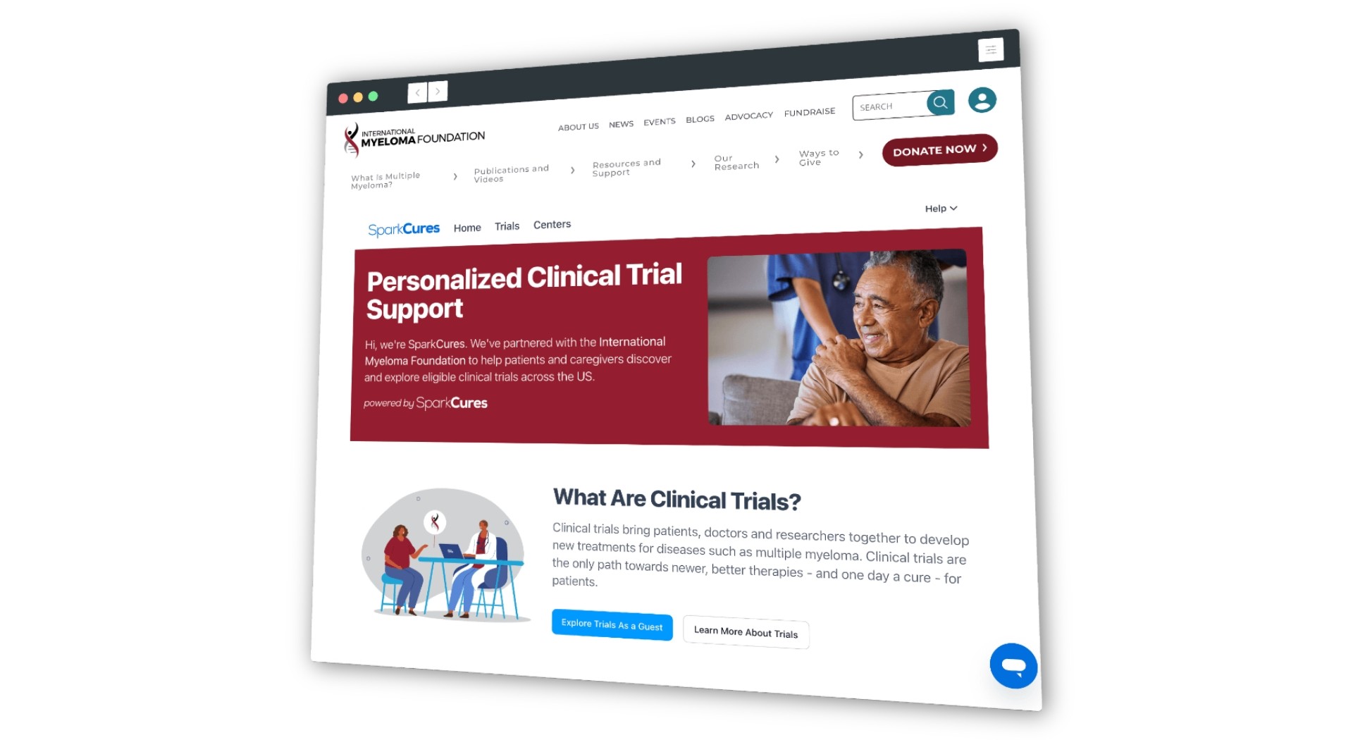 IMF Launches Clinical Trial Matching Engine with SparkCures