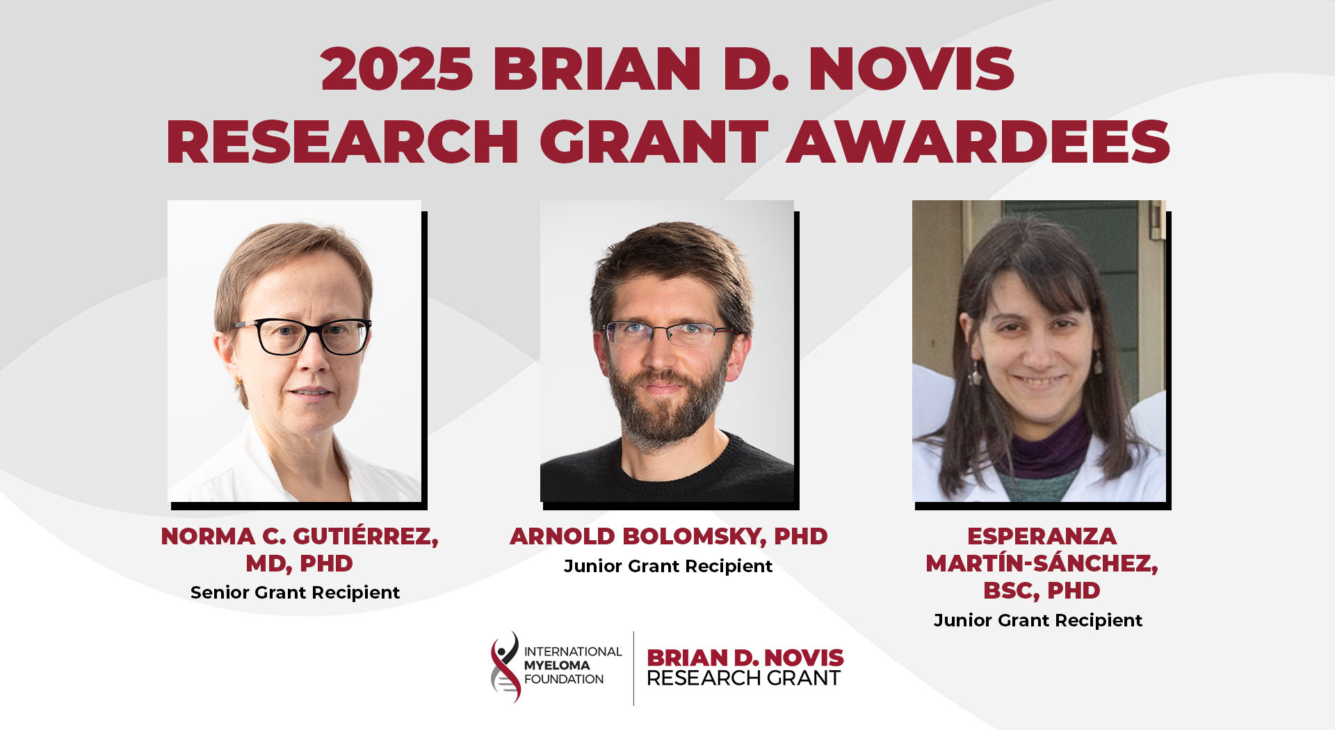 2025 Brian D. Novis Grants Awards Reception | Int'l Myeloma Fn