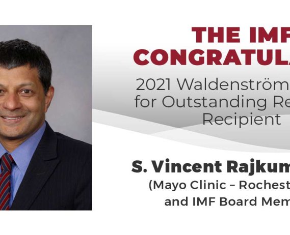 IMF Congratulates Dr. S. Vincent Rajkumar | Int'l Myeloma Fnd
