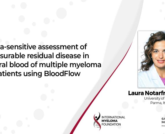 Measuring MRD with Bloodflow Method | Int'l Myeloma Fn