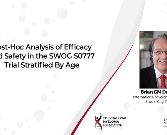 Post-Hoc Analysis of Efficacy and Safety in the SWOG S0777 Trial ...