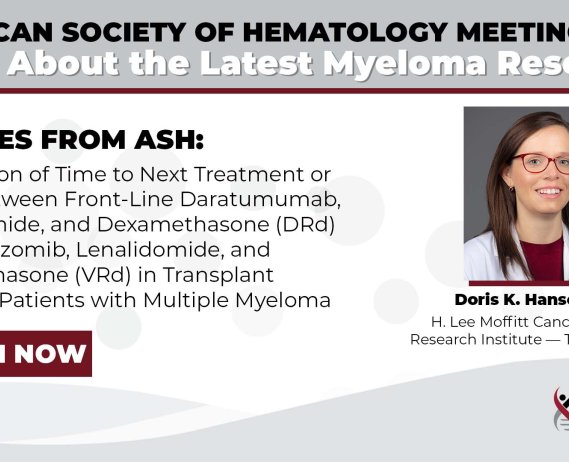 DRd vs. VRd for Transplant-Ineligible MyelomaPatients | Int'l Myeloma Fn