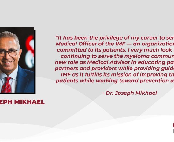 Dr. Joseph Mikhael Steps into New Role as Medical Advisor for the IMF ...