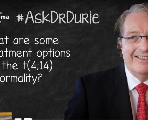 #AskDrDurie: t(4;14) Treatment Options | Int Myeloma Fn