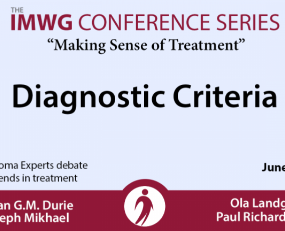 IMWG - Vienna 2015: Diagnostic Criteria | Int'l Myeloma Fn